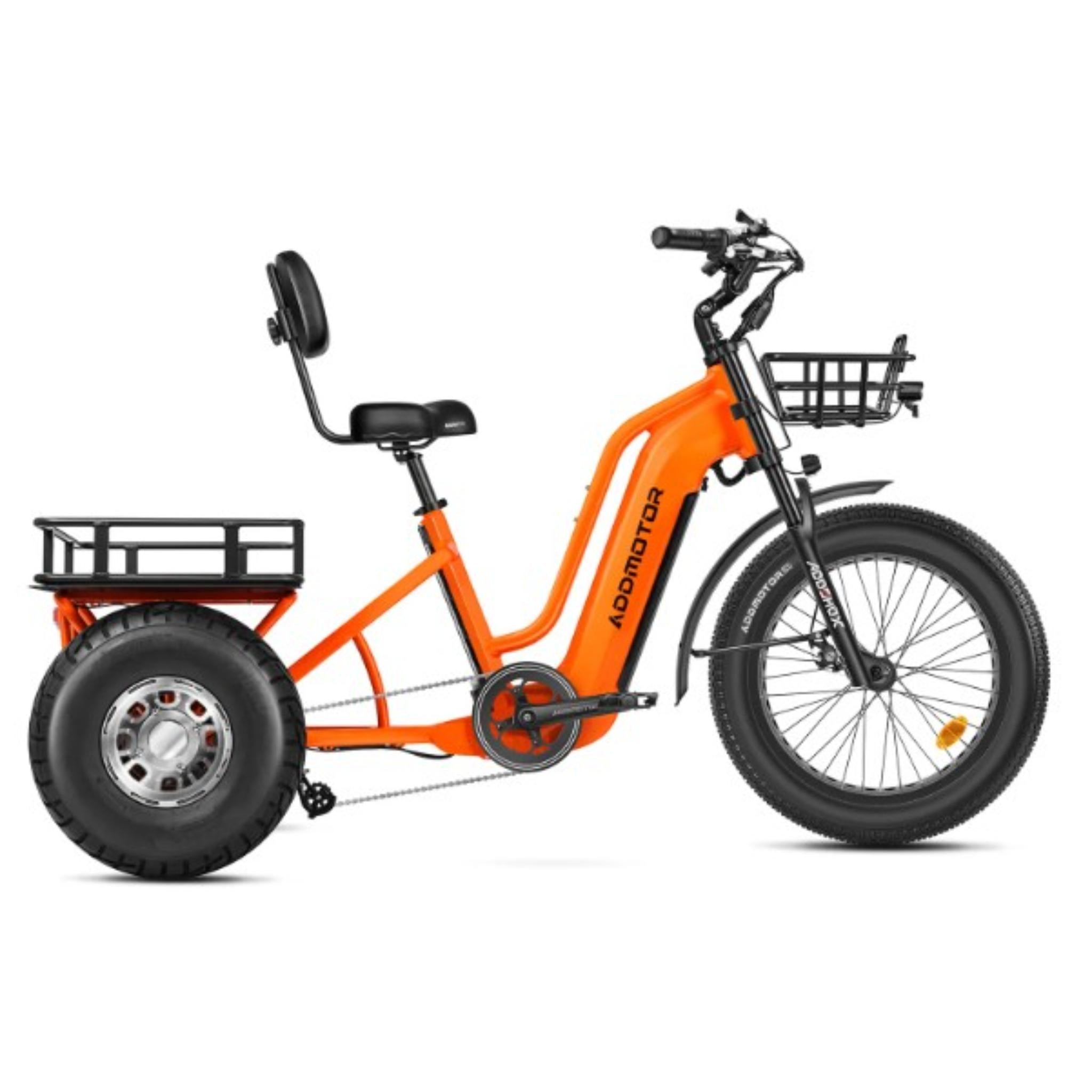 Addmotor Greattan D | Heavy-Duty Cargo Electric Trike | 750W 130-Mile ...
